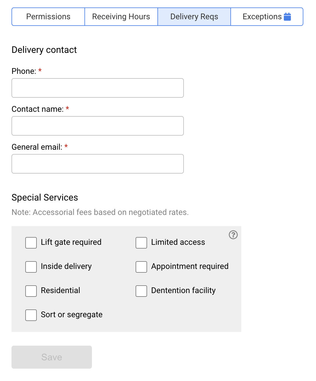 Setting Delivery Preferences & Contact Information